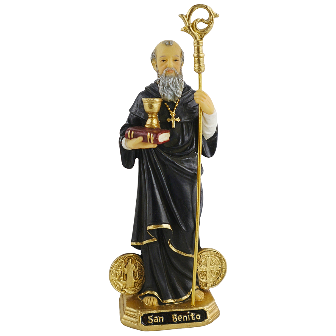San Benito (8.5") Saint Benedict Statue – The House of Ashé